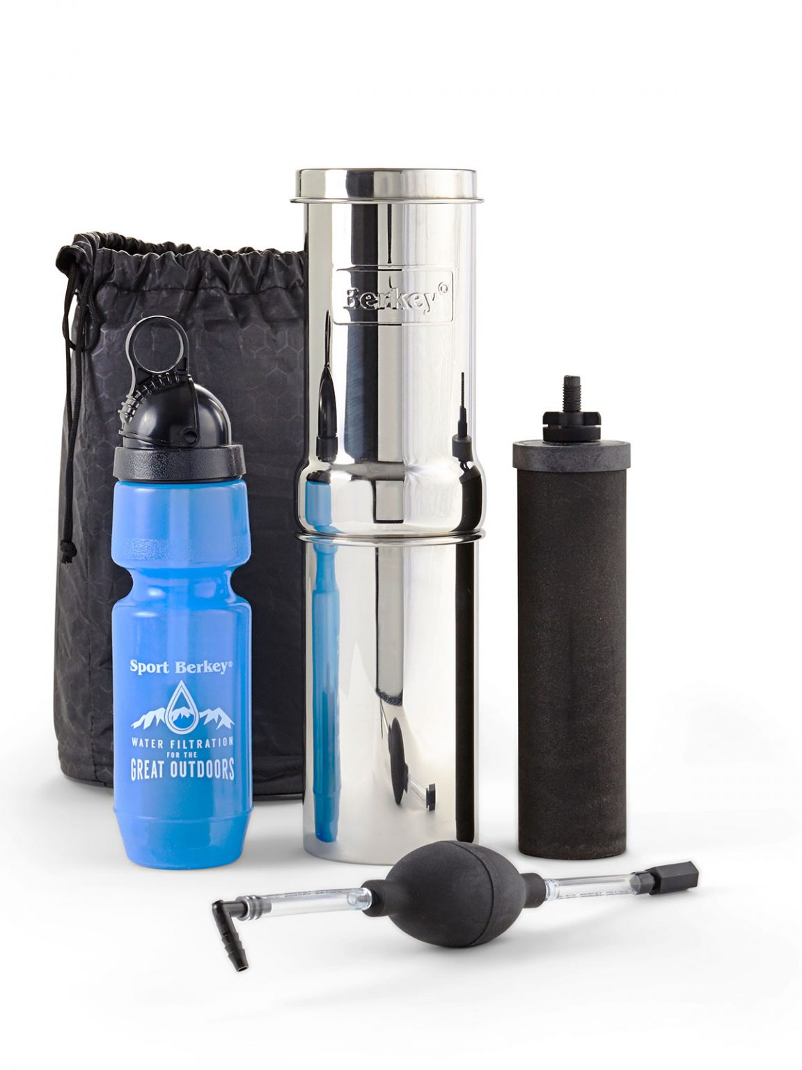 Go Berkey waterfilter set met Black Berkey primer